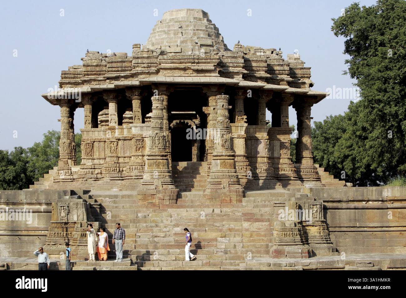 The Modhera Sun temple (1026 A.D.) situated at a distance of 102 kms ...