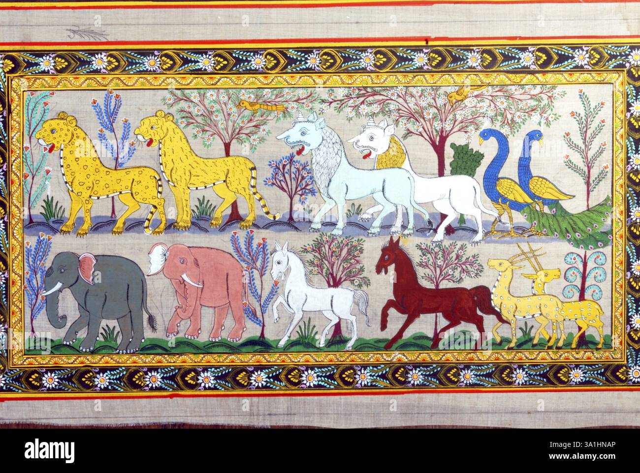 Painting on wall, Raghurajpufr called artist village, famous for making ...