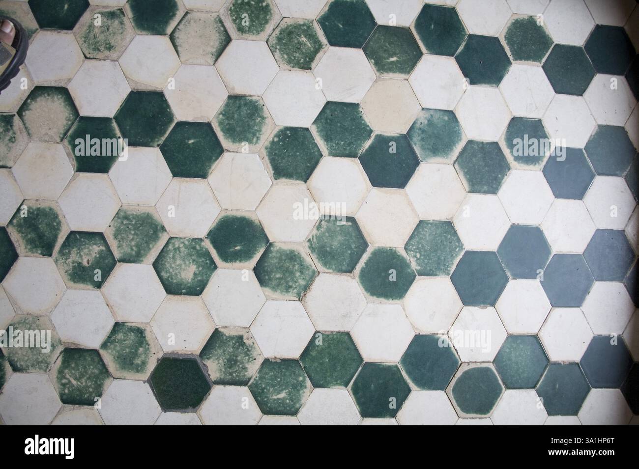 Green white tiles in Hamam royal bath in Lalbagh Fort Bangla-Muslim ...
