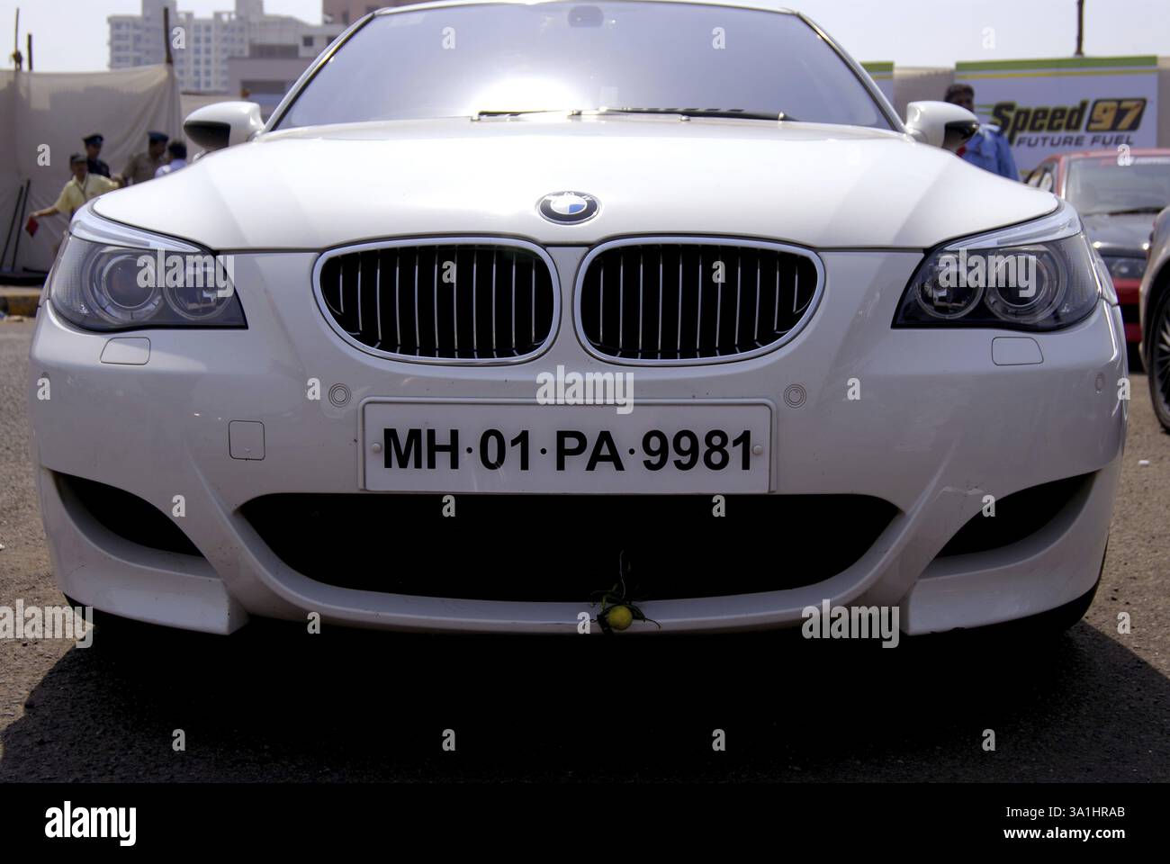 BMW luxury white color car, Maharashtra, India, Asia Stock Photo - Alamy