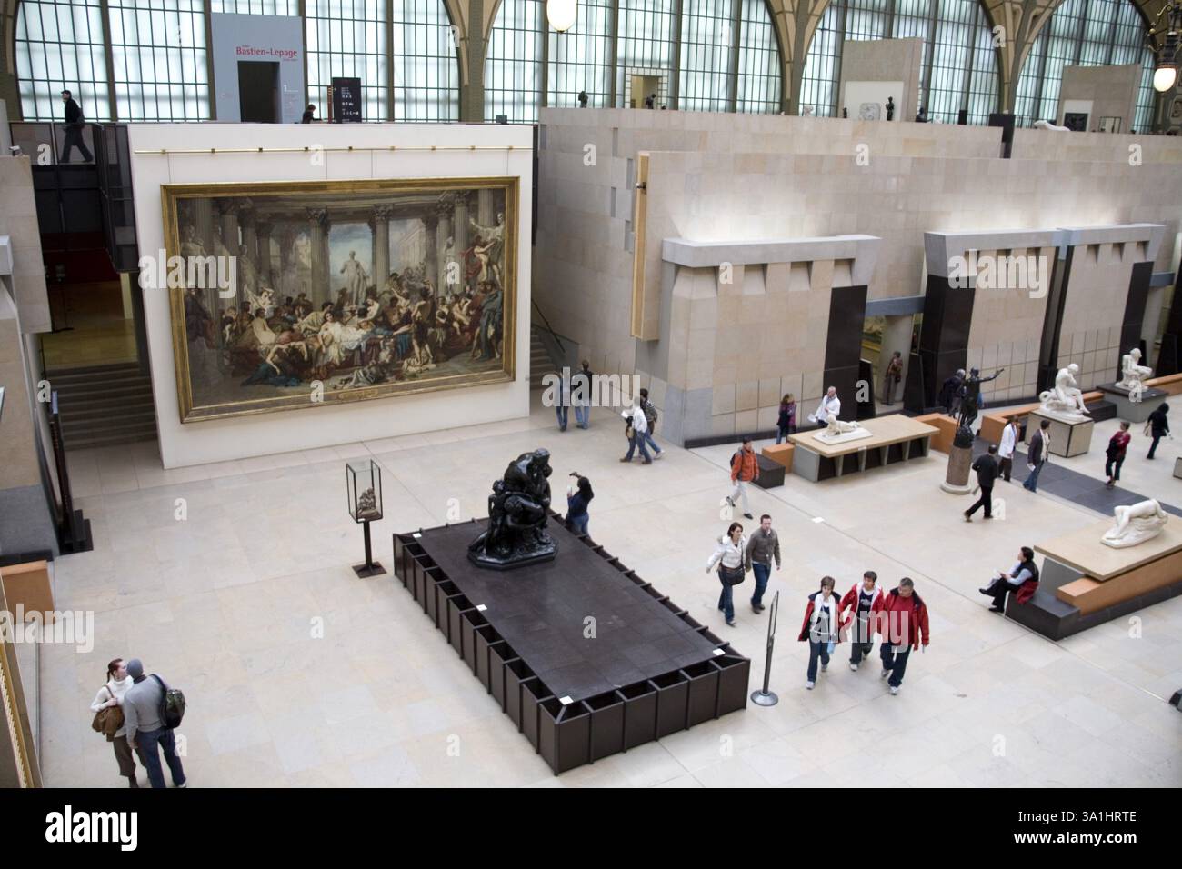 Paintings and sculpture in The Musee d'Orsay Art Museum Paris, France ...
