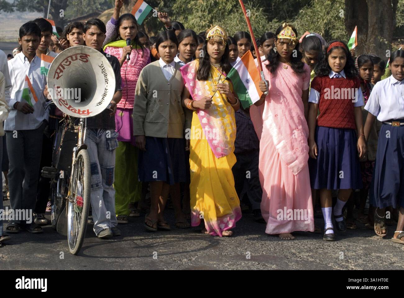 15th August Independence day celebration at Latehar, Jharkhand, India ...