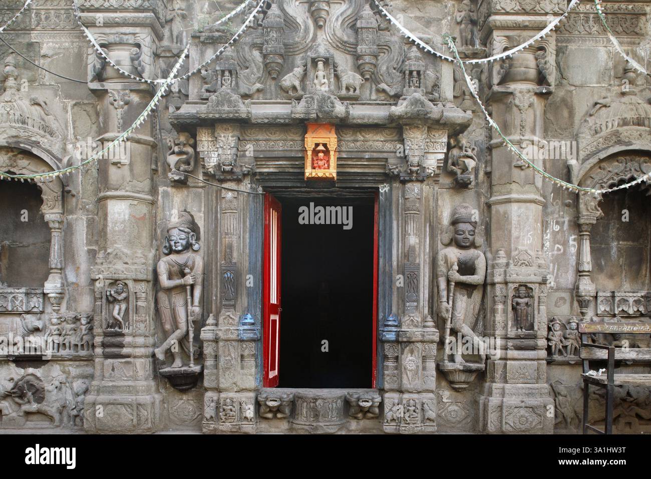 Heritage temple Trishund ganesh, Pune, Maharashtra, India, Asia Stock ...