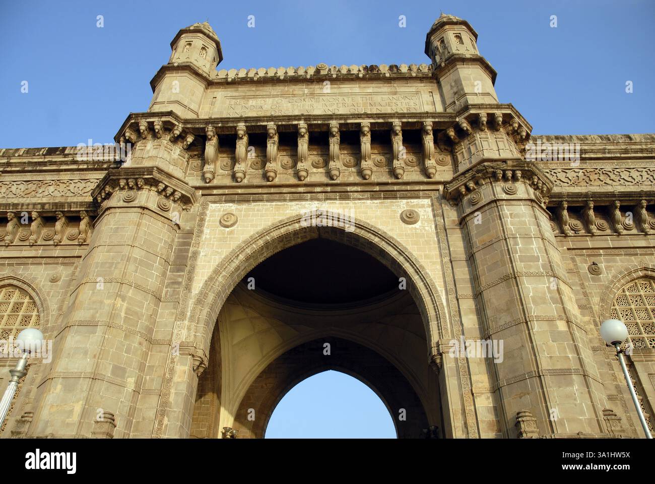 The gateway of India built by Britishers to welcome their King George v ...
