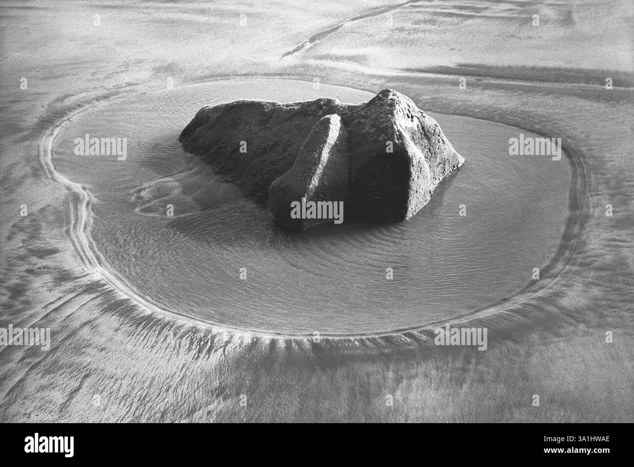 Rock on sand, Porbandar area of Gujarat, India, Asia Stock Photo - Alamy