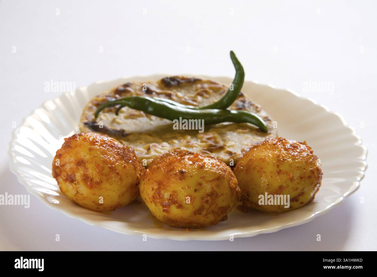 Indian cuisine roti chapatti everyday bread made from wheat flour atta ...