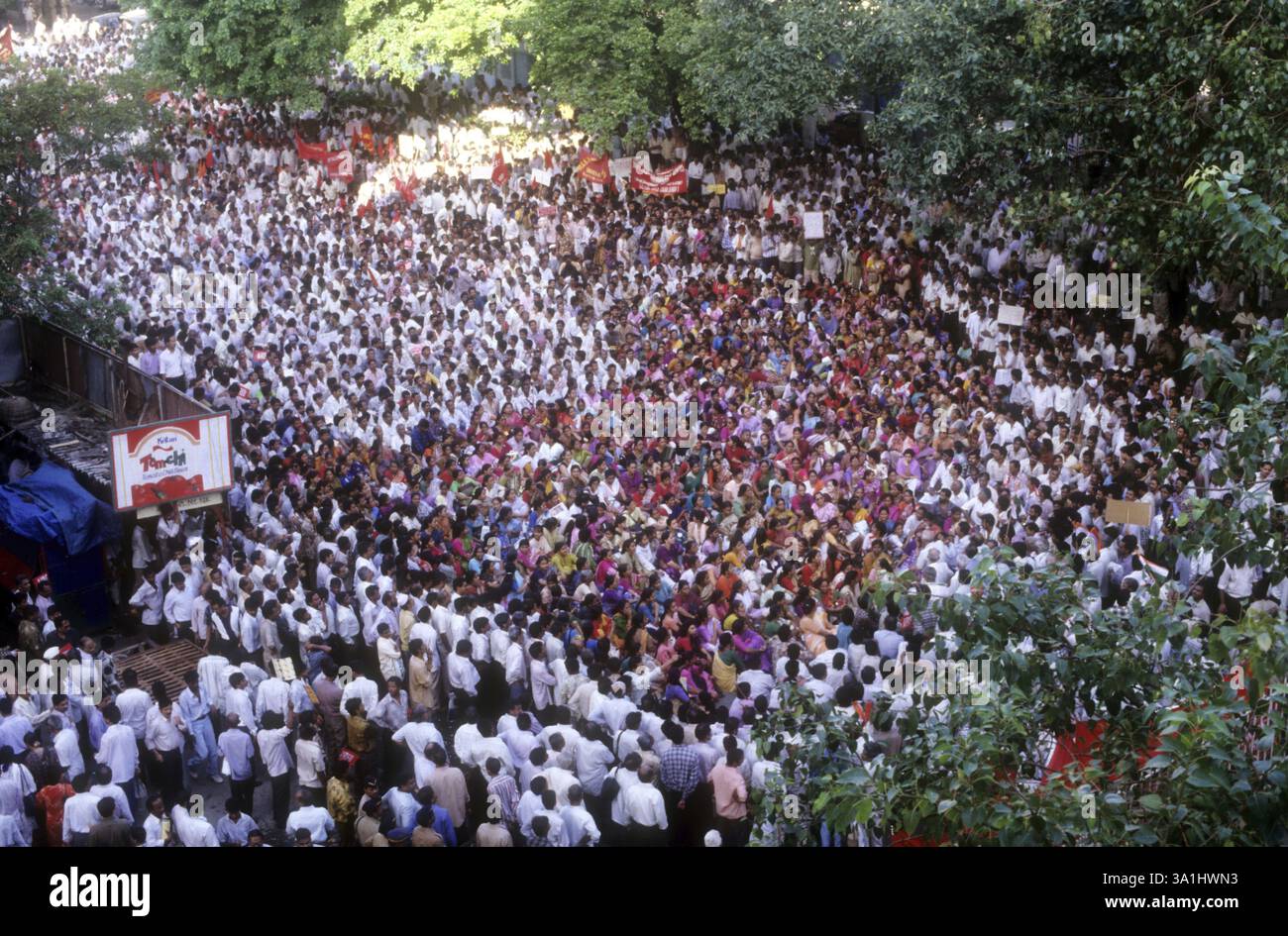 Aerial top down shot marching hi-res stock photography and images - Alamy