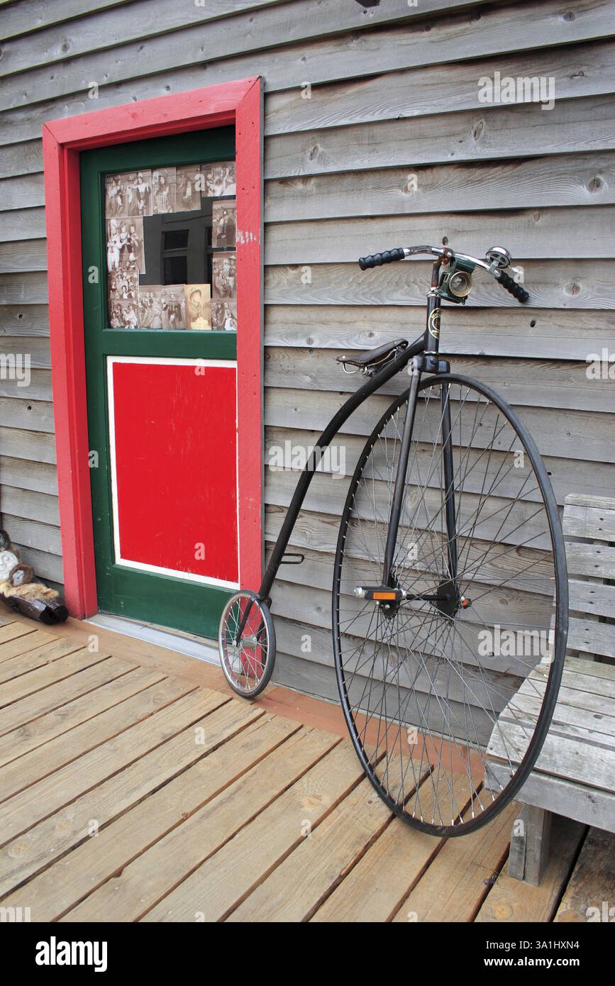 Bicycle, Skagway, Alaska, U.S.A. United States of America Stock Photo ...