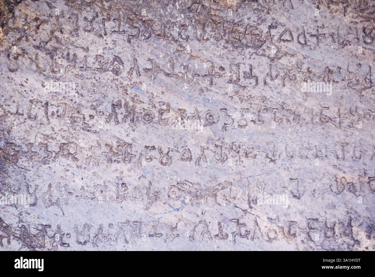 An Ashokan rock edict at Dhauli, Orissa, India, Asia Stock Photo - Alamy