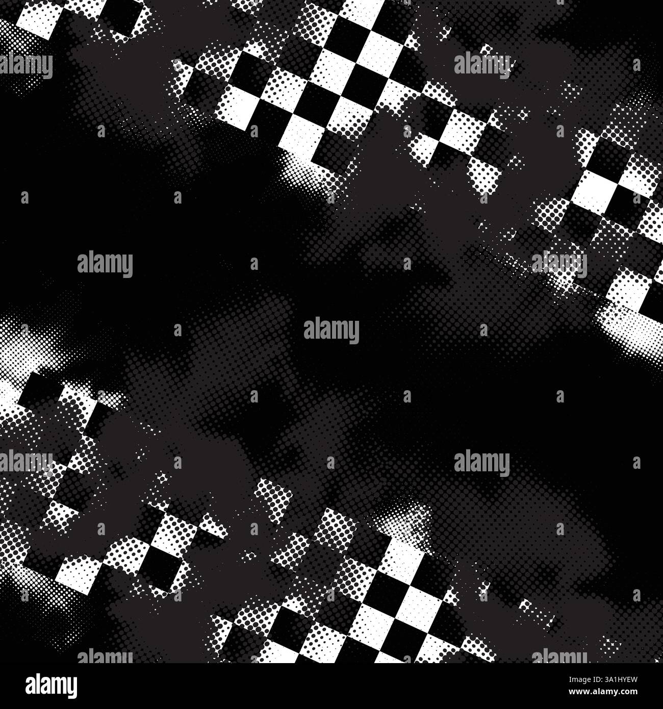 Checkered line halftone wallpaper Stock Vector Image & Art - Alamy