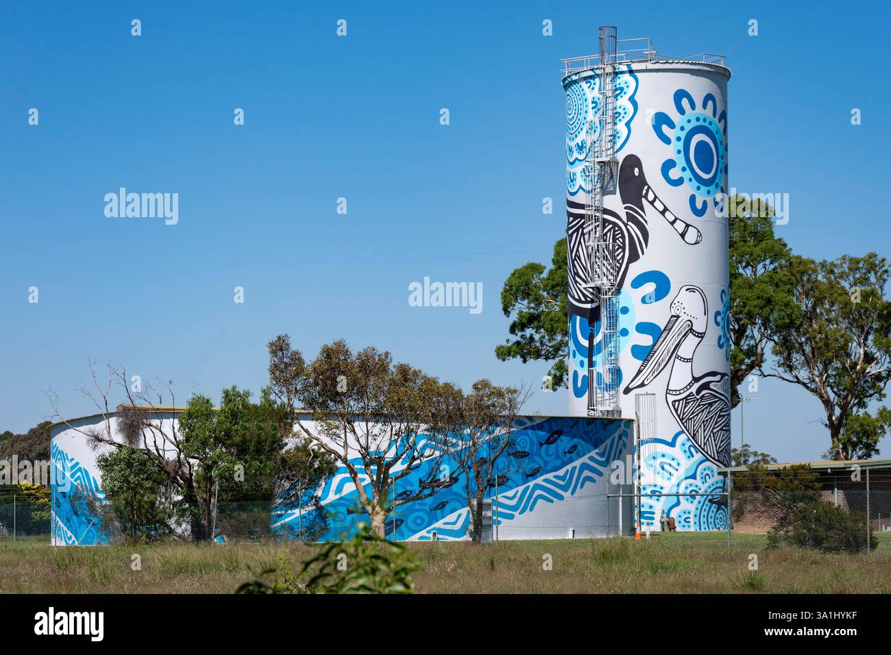 Cultural Flow Water Tower and Tank Art by Adnate, Stratford, Victoria ...