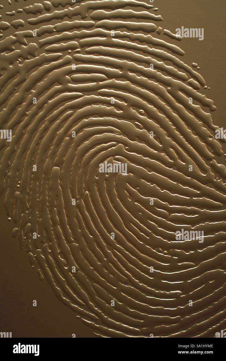 Thumb impression painting at an art show Stock Photo - Alamy