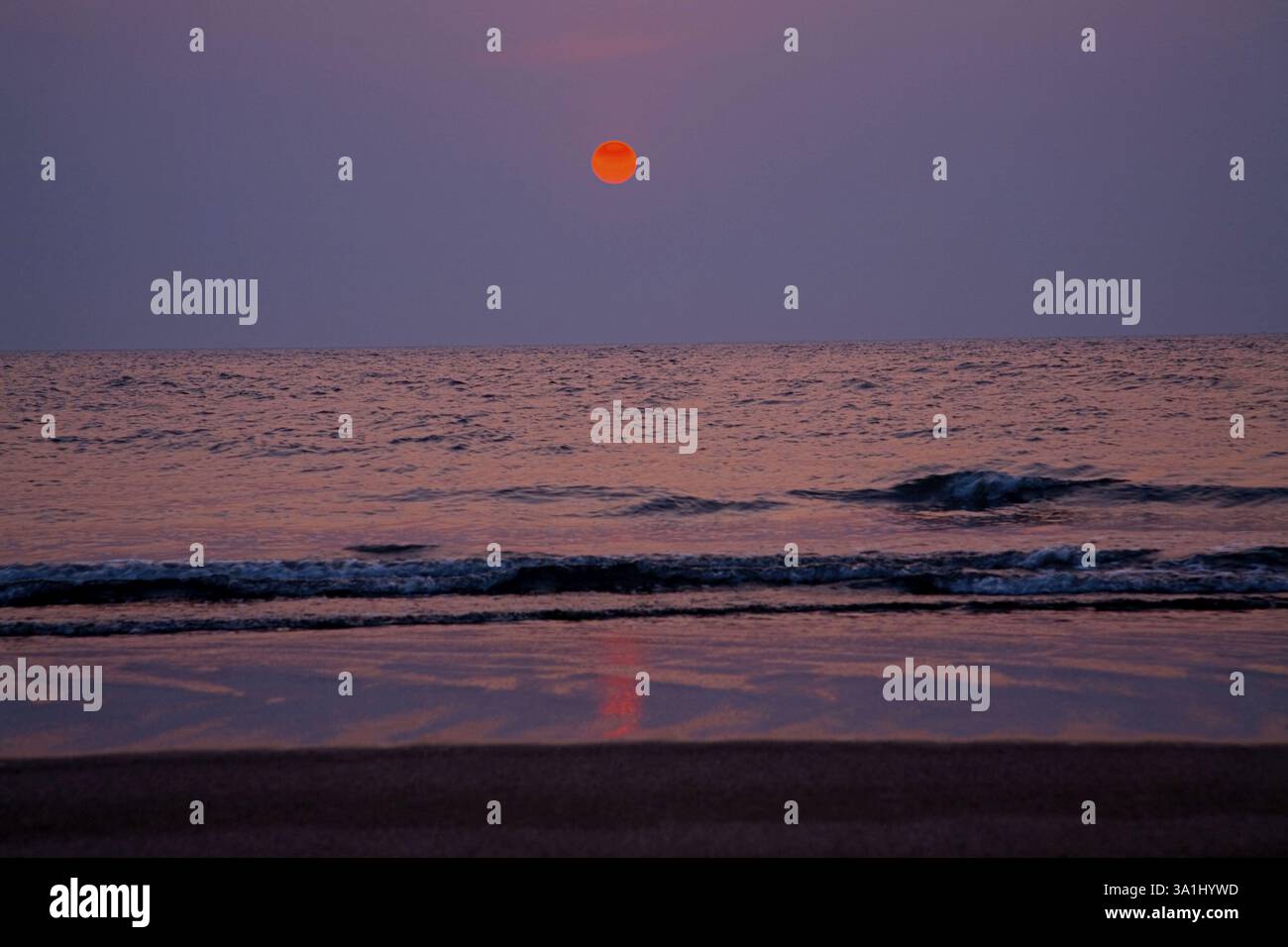 Arabian Sea background at Aksa beach, Bombay Mumbai, Maharashtra, India ...