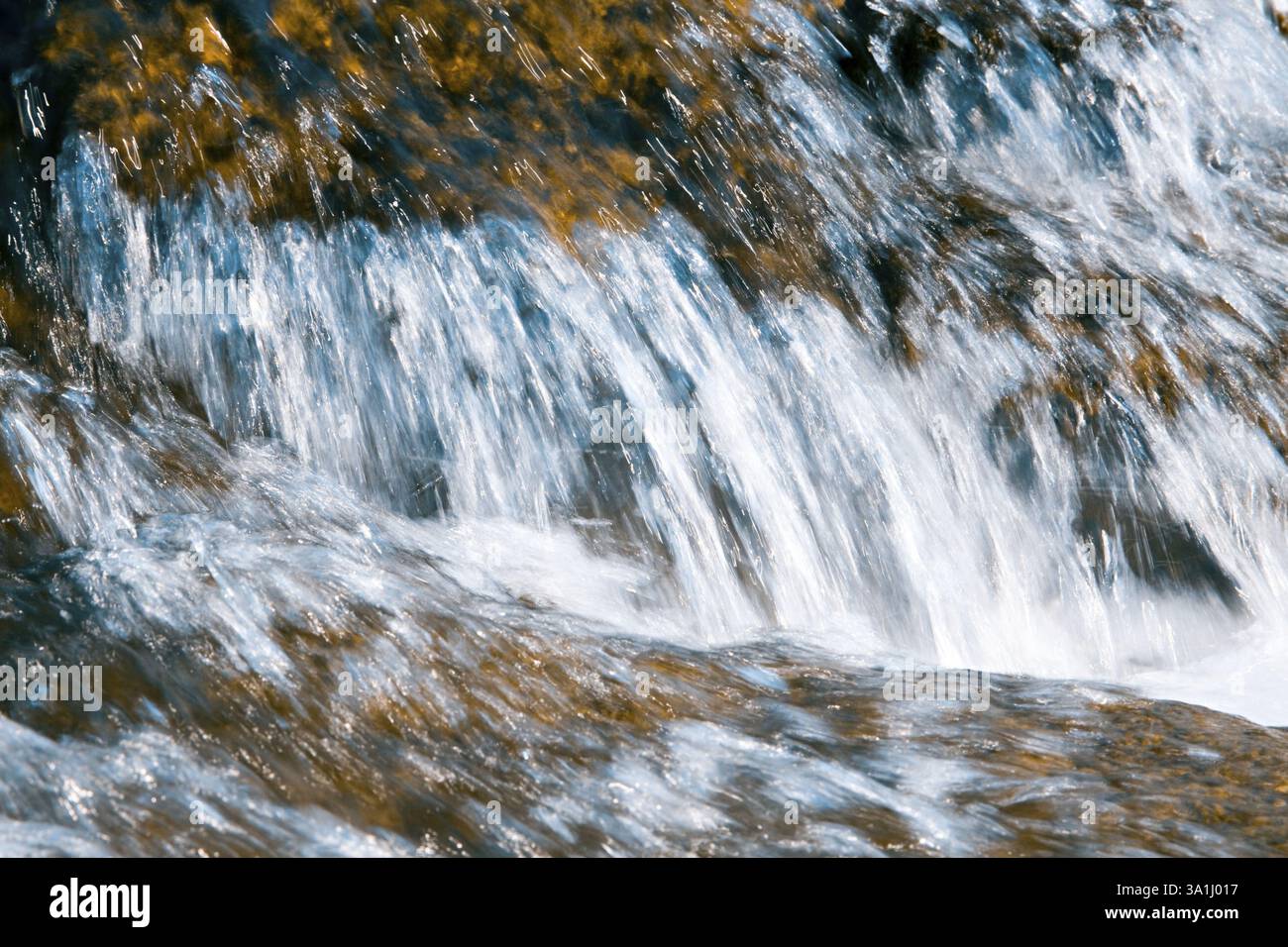 Arabian sea water flowing on rock waterfall, Aksa Beach, Malad, Bombay ...