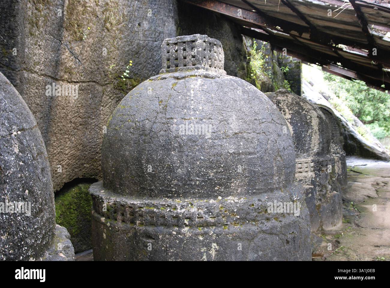 Bhaja caves, vihara monasteries Buddhist rock-cut caves in 12th Century ...