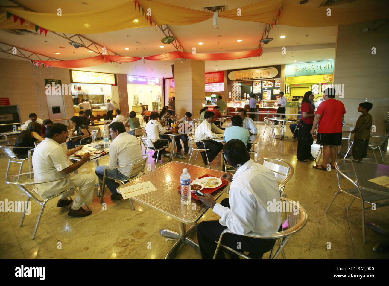 Food court in the infinity mall, Andheri, Bombay now Mumbai, Maharashtra, India, Asia Stock ...