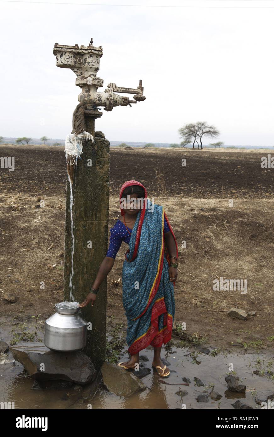 Water shortage in Marathwada, Maharashtra, India, Asia Stock Photo - Alamy