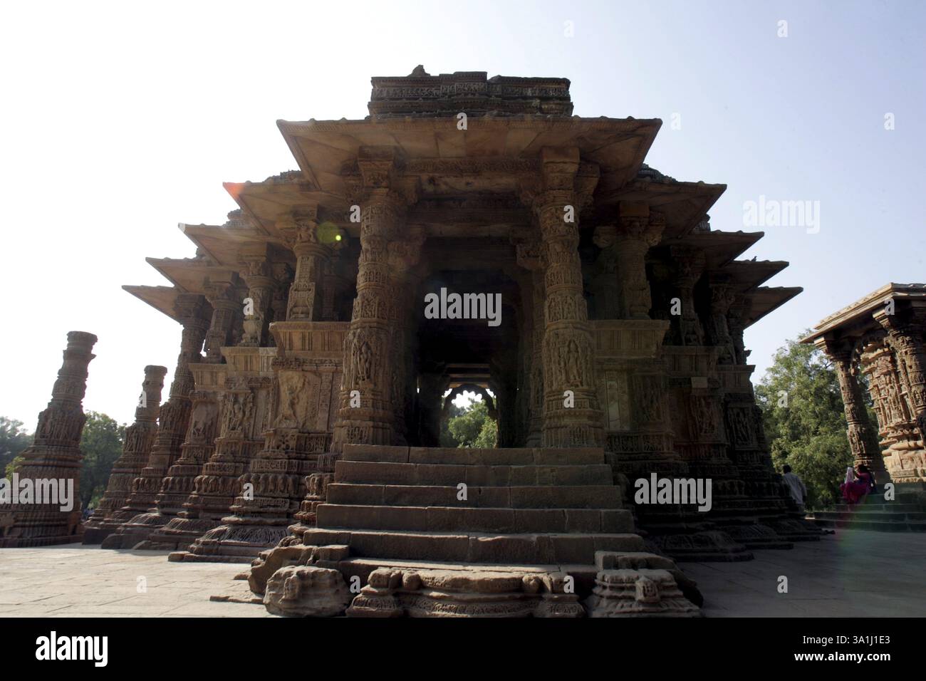The Modhera Sun temple (1026 A.D.) situated at a distance of 102 kms ...