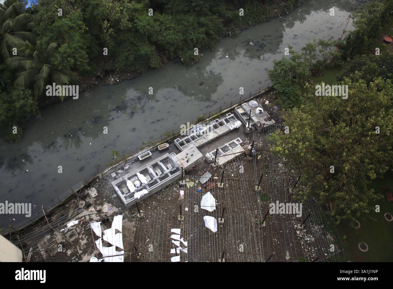 Dhobi Ghat Near a Vakola Nala, Santacruz, Bombay Mumbai, Maharashtra ...