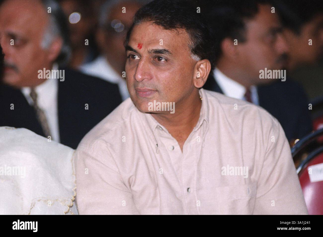 South Asian Indian legendary cricketer and batsman Sunil Gavaskar ...