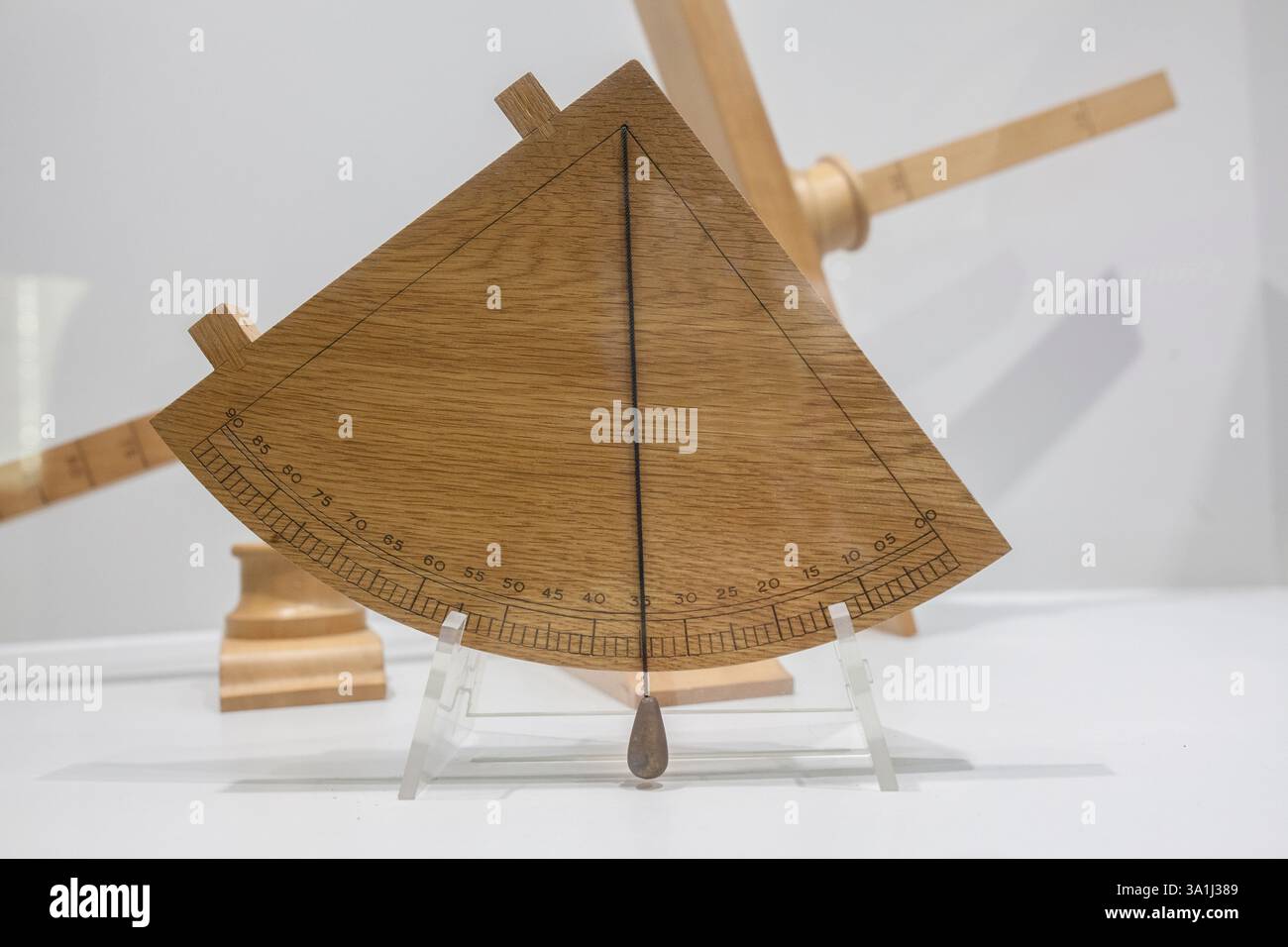 Lisbon, Portugal - March the 1st, 2020: Quadrant, instrument used to ...