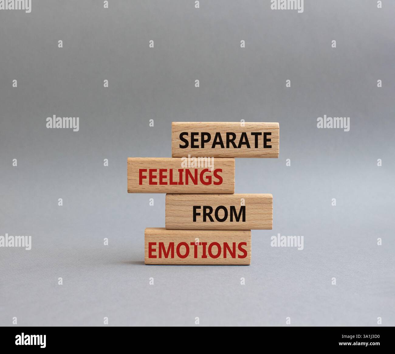 Feelings and Emotions symbol. Concept word Separate Feelings from ...
