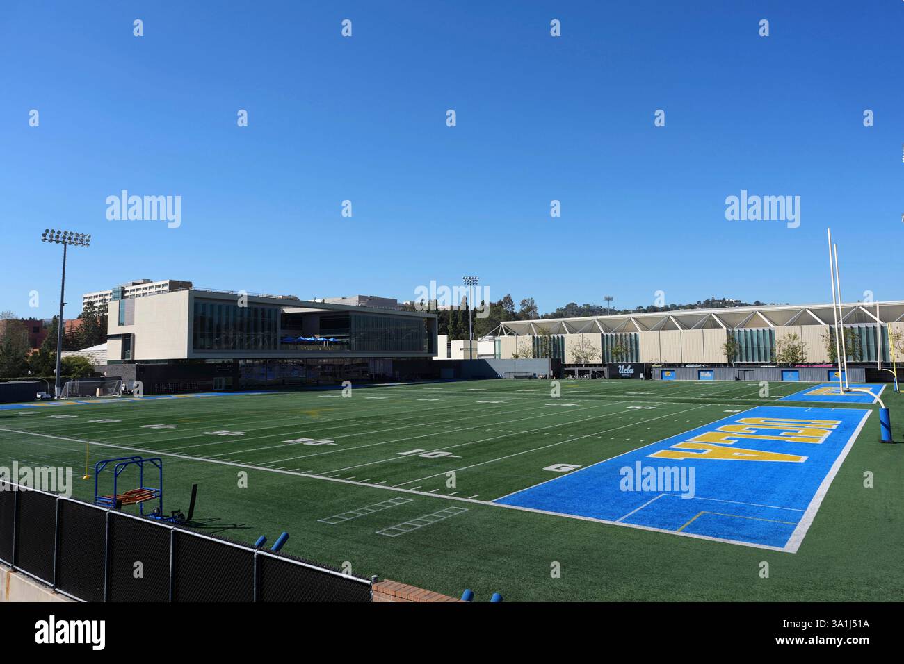 A general overall aerial view of the football fields at the Wasserman ...