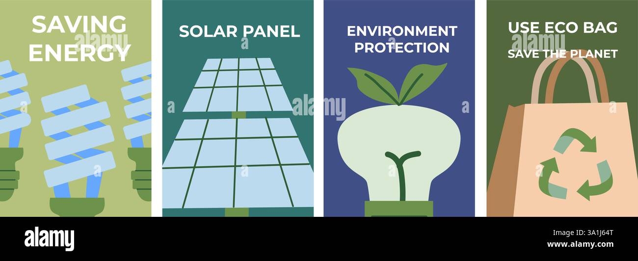 Sustainable solutions vector vectors Stock Vector Images - Alamy