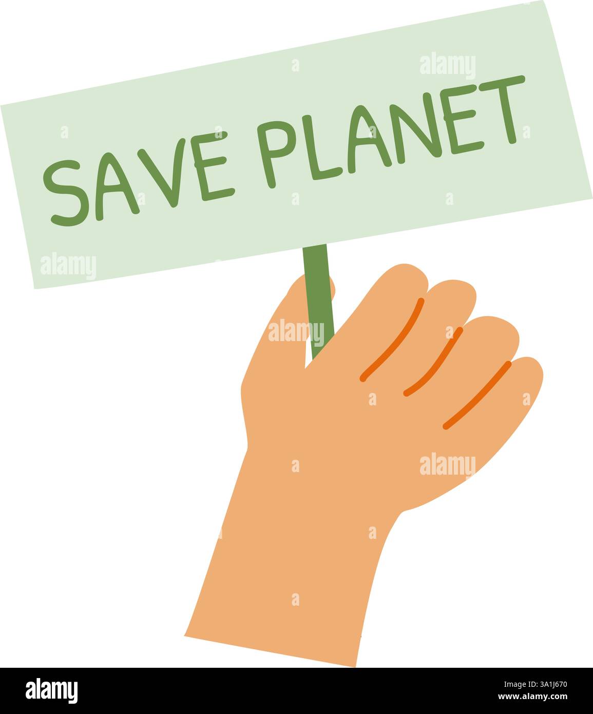 Environmental action message Stock Vector Images - Alamy