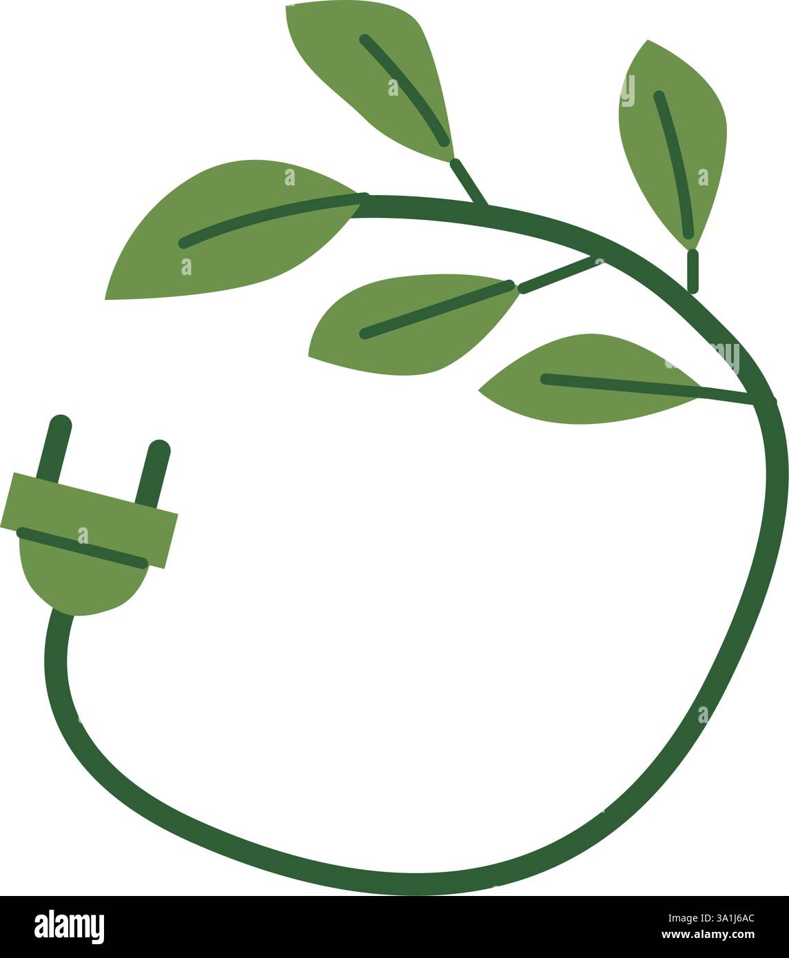 Earth friendly power Stock Vector Images - Alamy