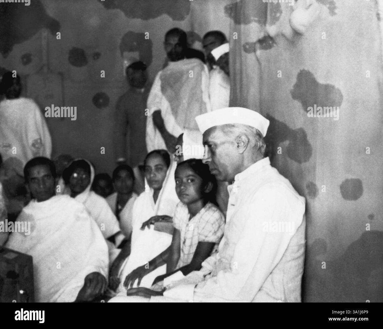 Daughter of jawaharlal nehru Black and White Stock Photos & Images - Alamy