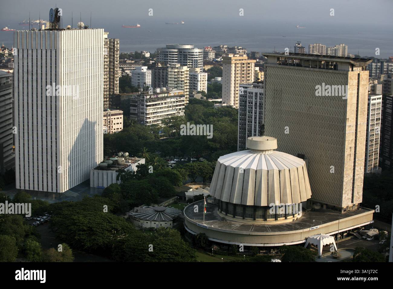 Aerial view of Vidhan Bhavan and headquarters of Shipping Corporation ...