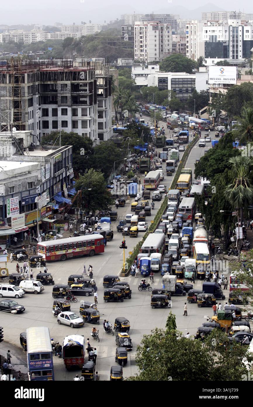 Traffic chaotic situations at junction of Saki naka, Bombay Mumbai ...