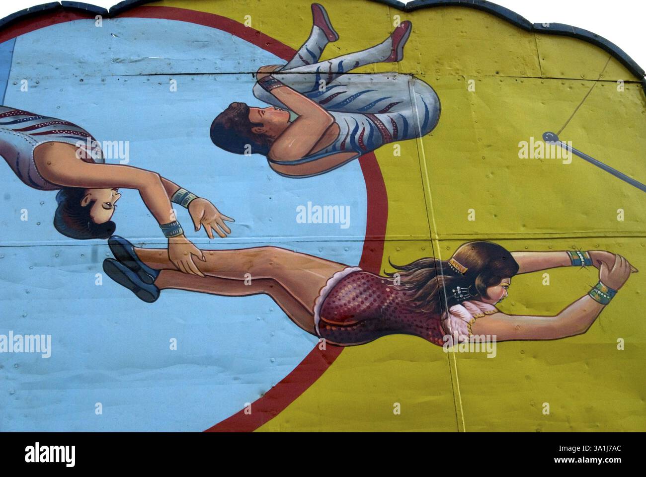 Posters of athlete performing show with elephant in Empire Circus ...