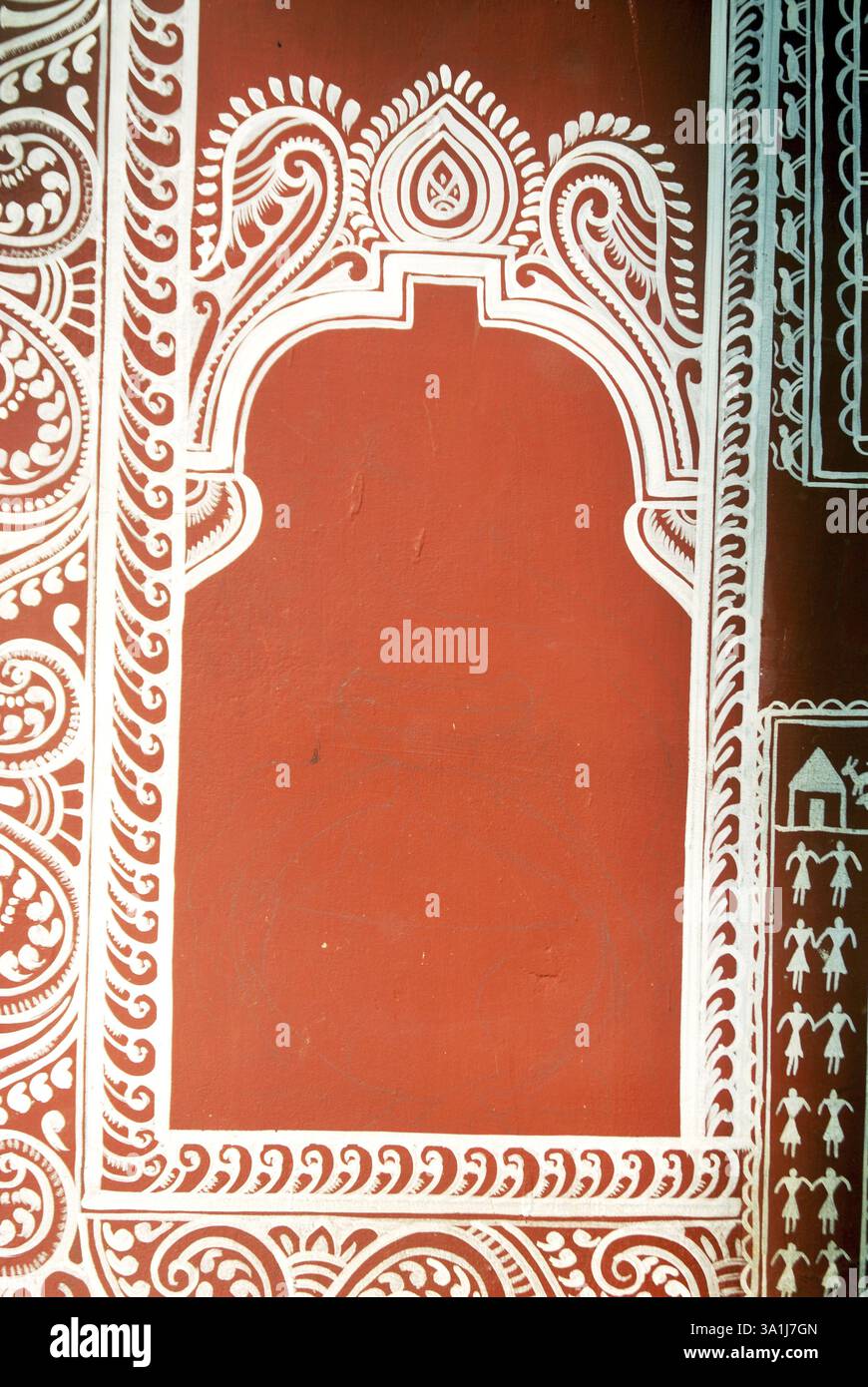 Painting on wall, Raghurajpufr called artist village, famous for making ...