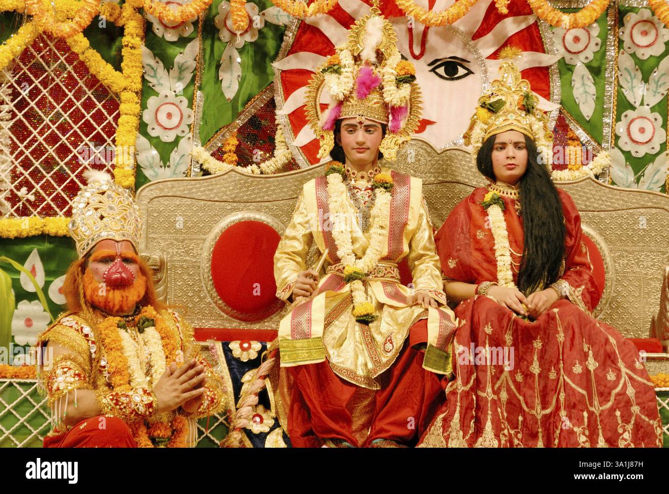 Ramleela, Hindu mythological character from Ramayan, playing the Role ...