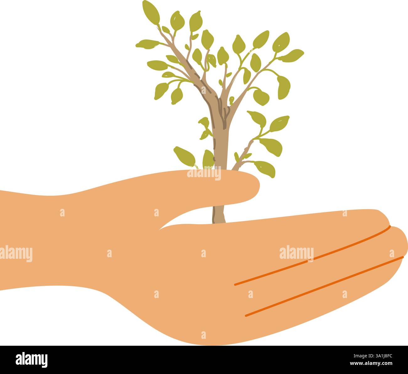 Nurturing care vector vectors hi-res stock photography and images - Alamy