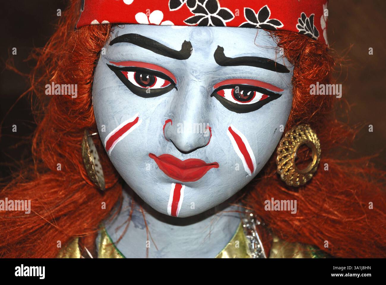 Clay model of adivasi girl Stock Photo - Alamy