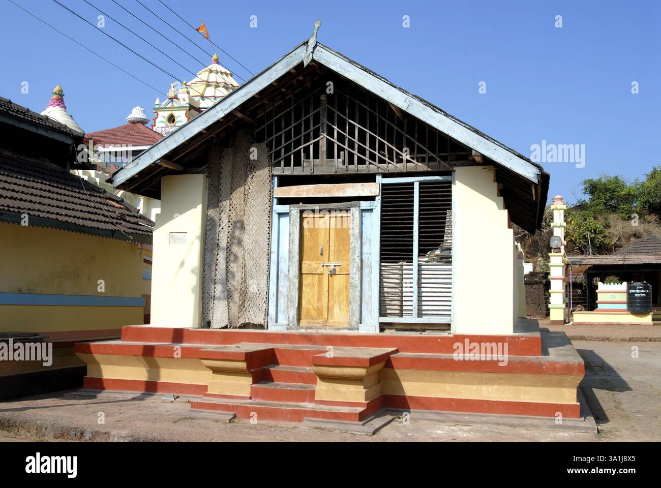 Part of Kunkeshwar temple, taluka Devgad, district Sindhudurga ...