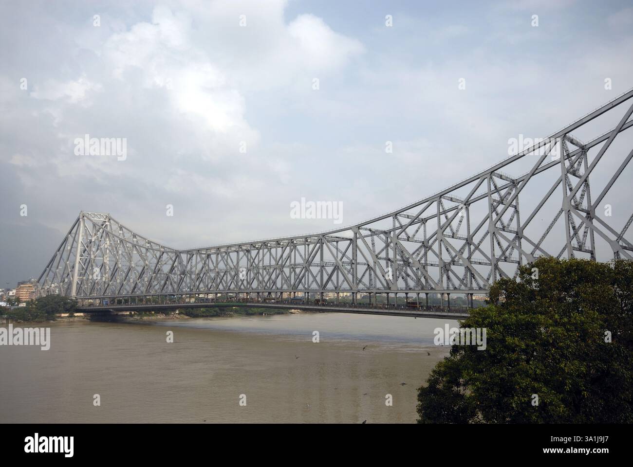 Jagannath ghat, Howrah bridge, Calcutta, West Bengal, India, Asia Stock ...