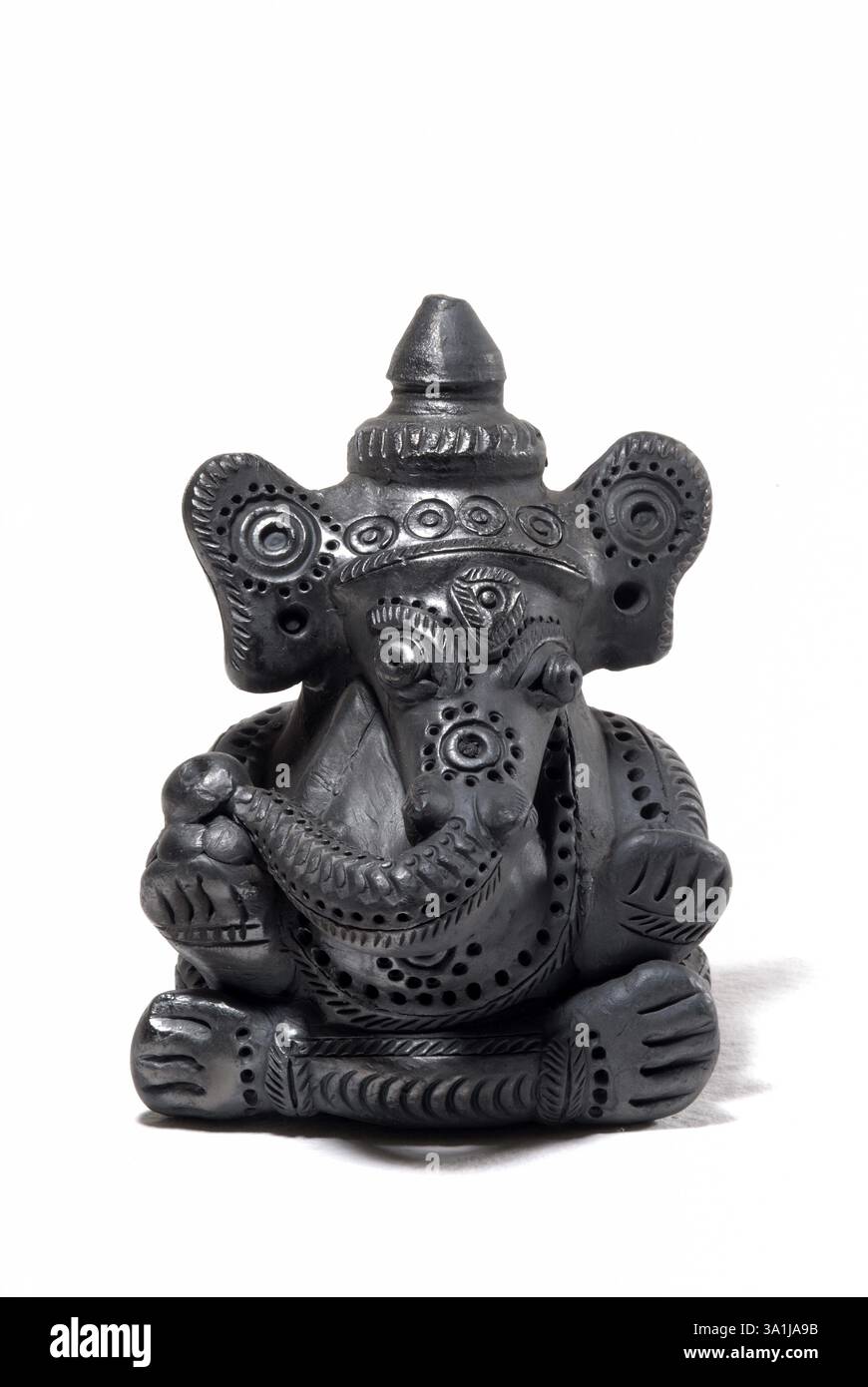 God Ganesh in clay from rajasthan handicraft Stock Photo - Alamy
