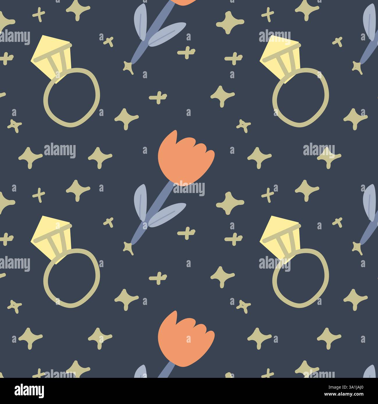 Repetitive pattern of stars Stock Vector Images - Alamy