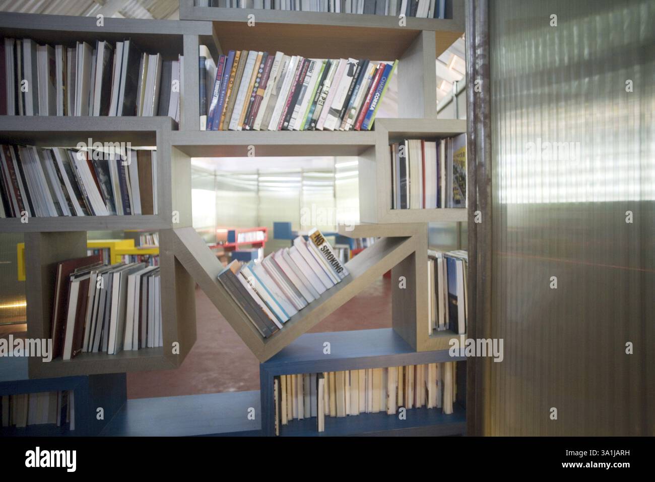 Books library installation by Bose Krishanamachari, Lava kashi art ...