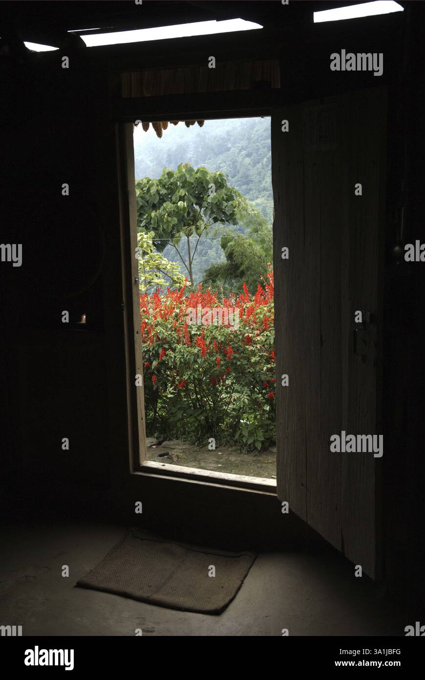 Rural house view, Pastanga, Sikkim, India, Asia Stock Photo - Alamy