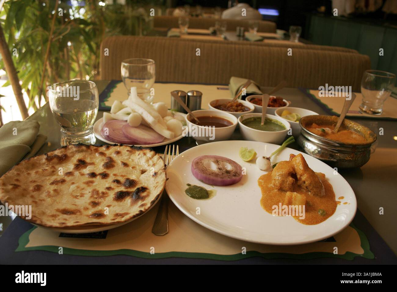 Indian Punjabi food with butter roti on left vegetable Malai Kofta ...