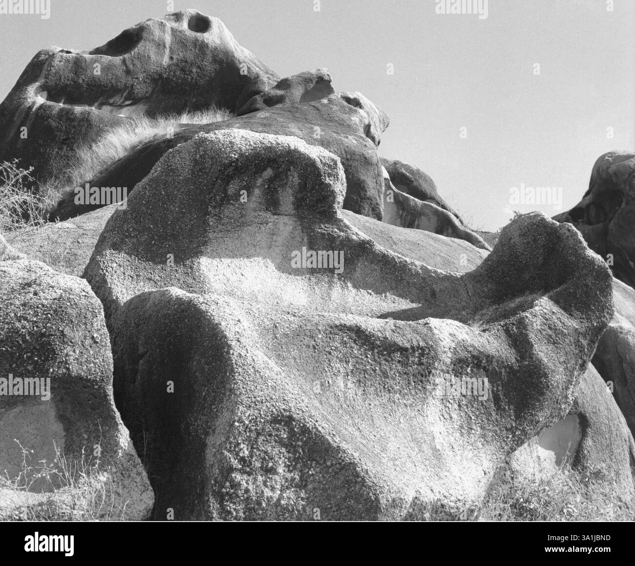 Rocks at Idar, Gujarat and around Hyderabad, Andhra Pradesh, India ...