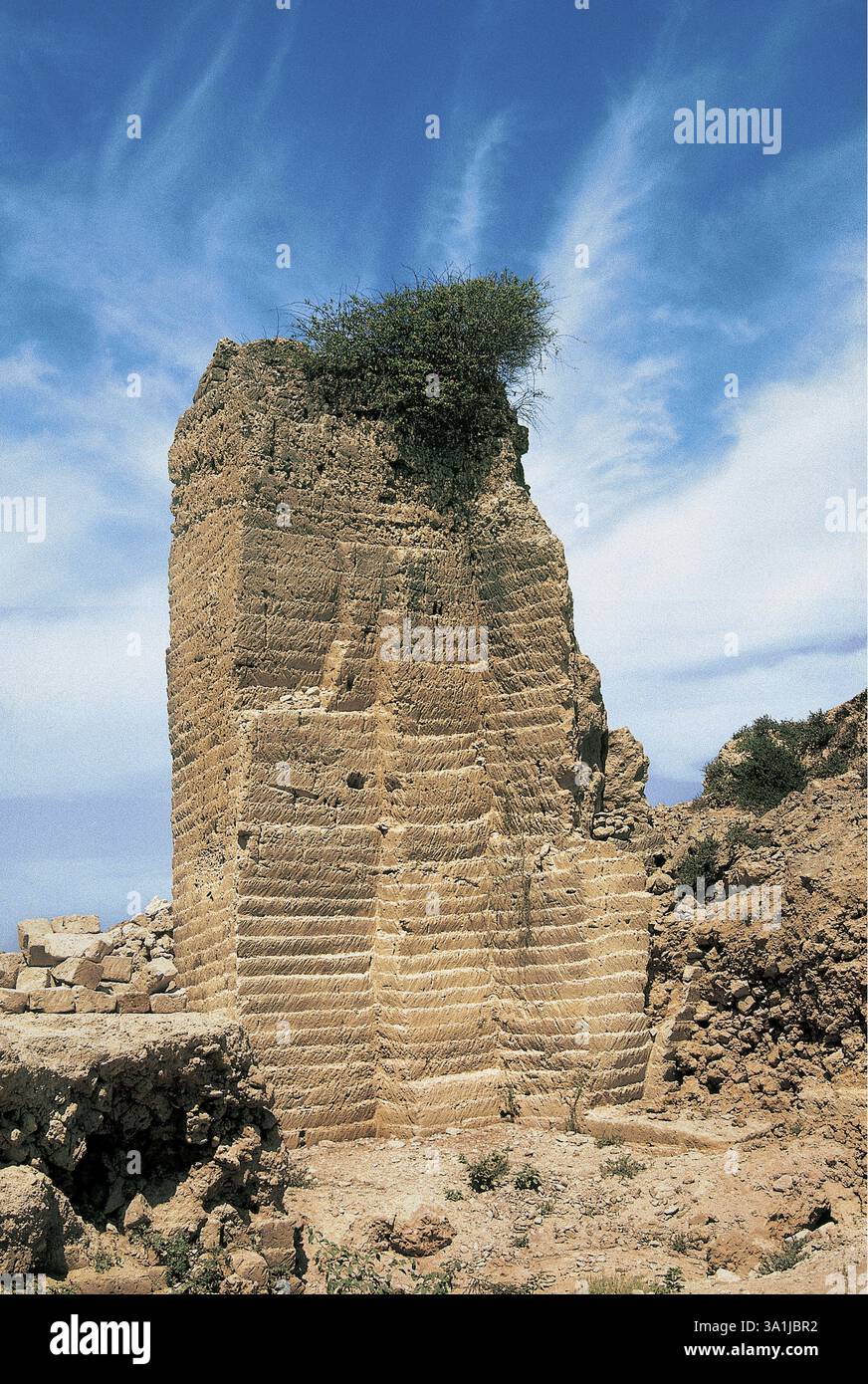 Limestone quarry, Saurashtra, Porbandar, Gujarat, India, Asia Stock ...