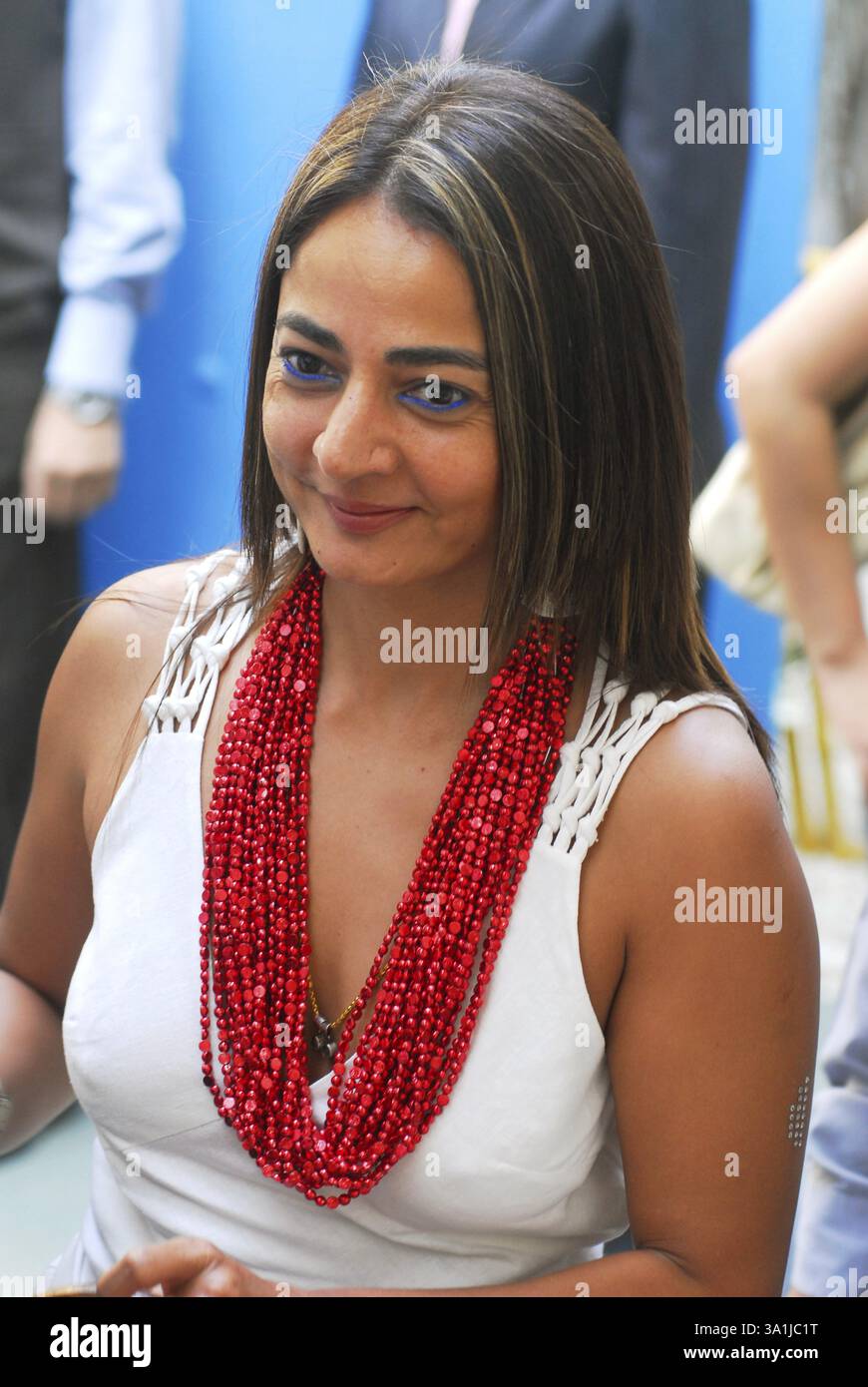 South Asian Indian restaurant owner and socialite Sabina Chopra at Race ...