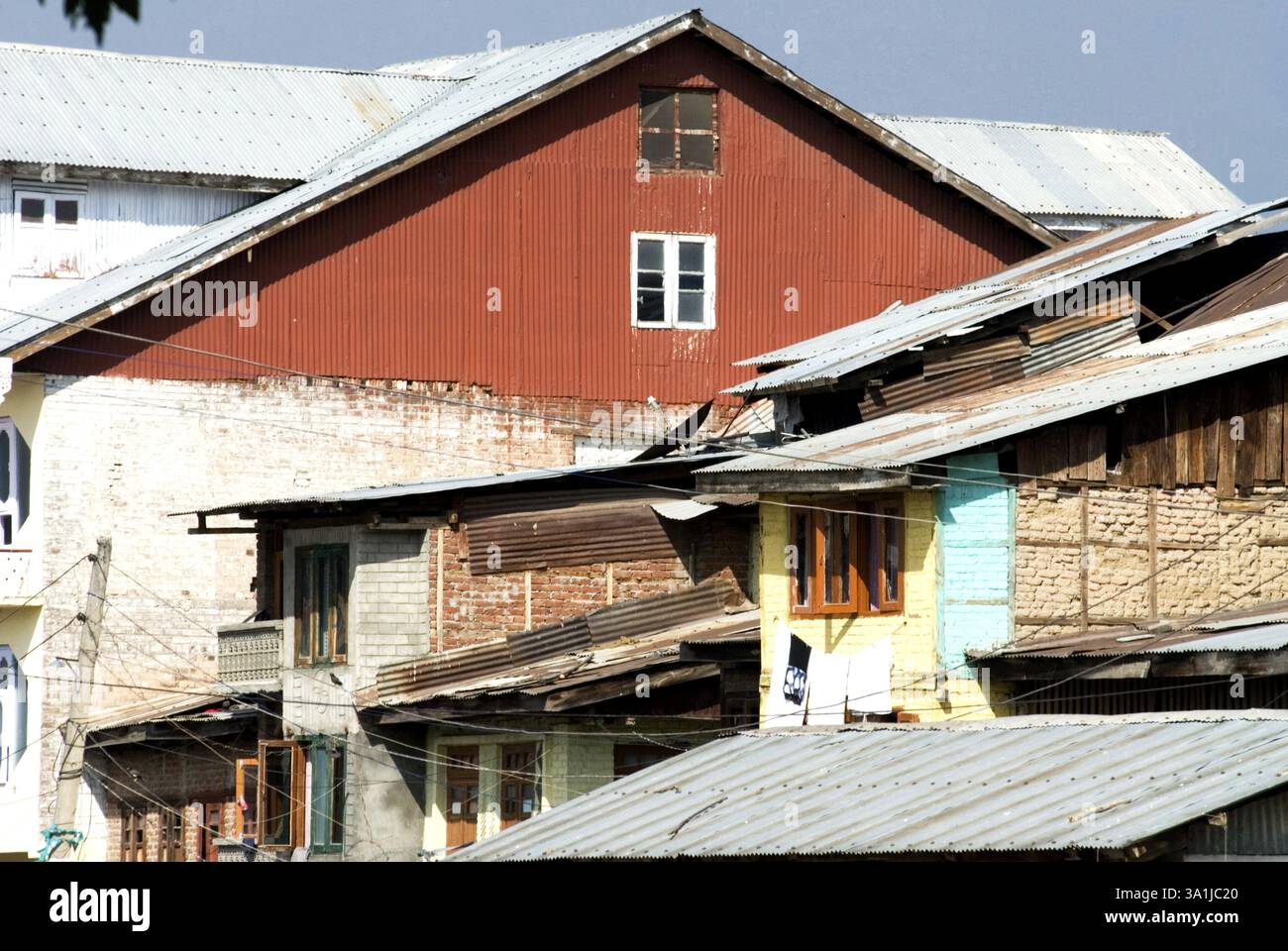 Houses in Srinagar, Jammu and Kashmir, India, Asia Stock Photo - Alamy