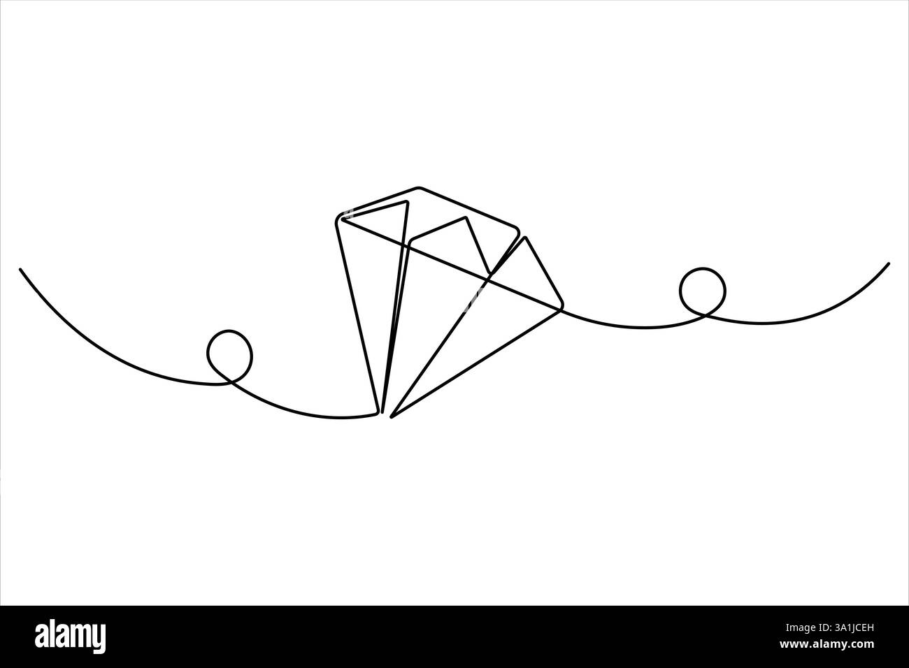 Continuous diamond shape Black and White Stock Photos & Images - Alamy